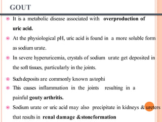 metabolism of purines and Gout.pptx