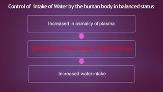 Metabolism of water and its clinical significance | PPTX