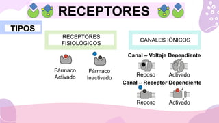 Metabolismo, Receptores.pptxfjshjfkhdsjklafhjdk | PPTX