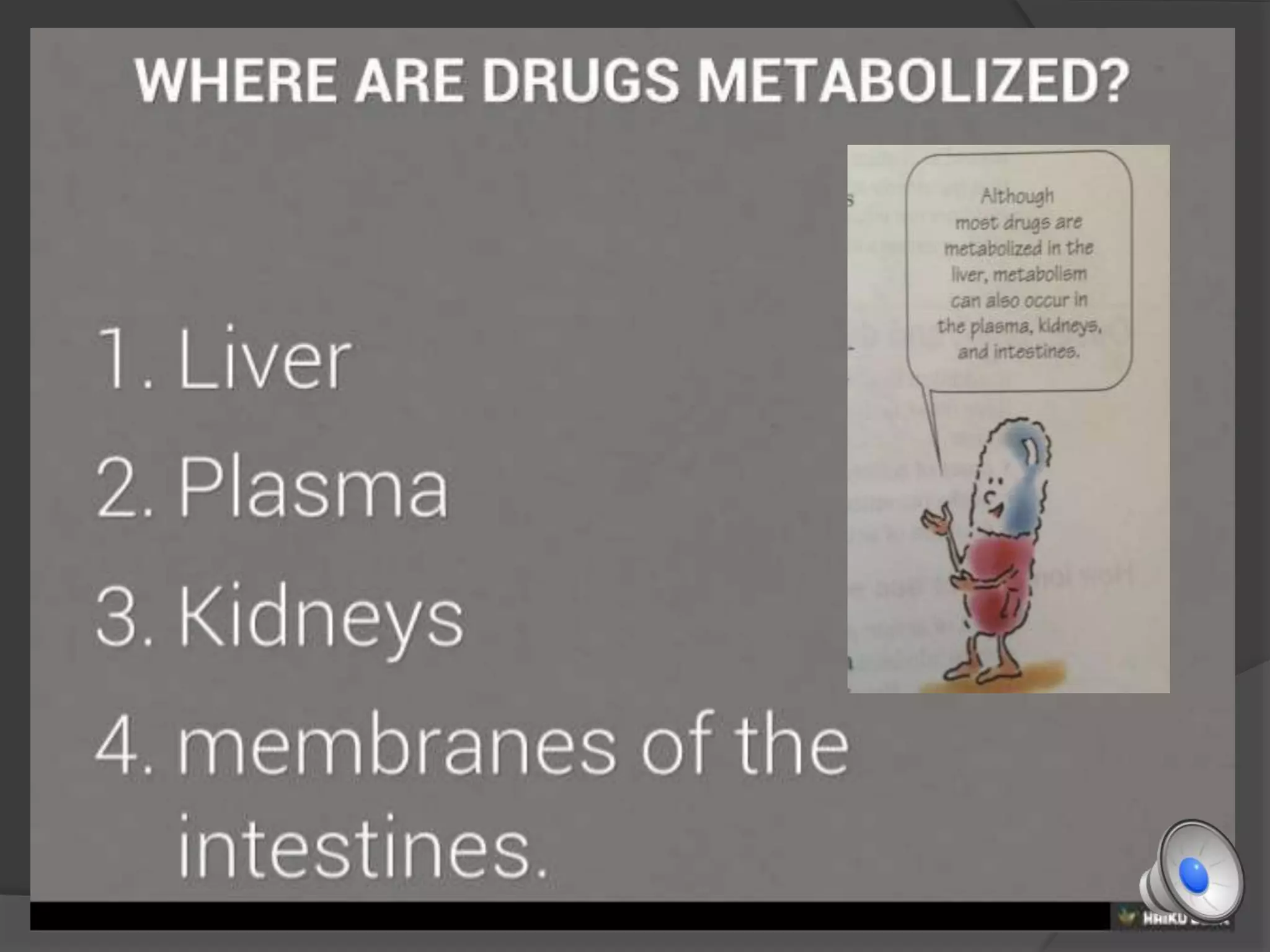 Pharmacology Metabolism presentation | PPT