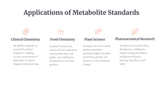 Metabolite Standards: A Foundation for Accurate Analysis | PDF