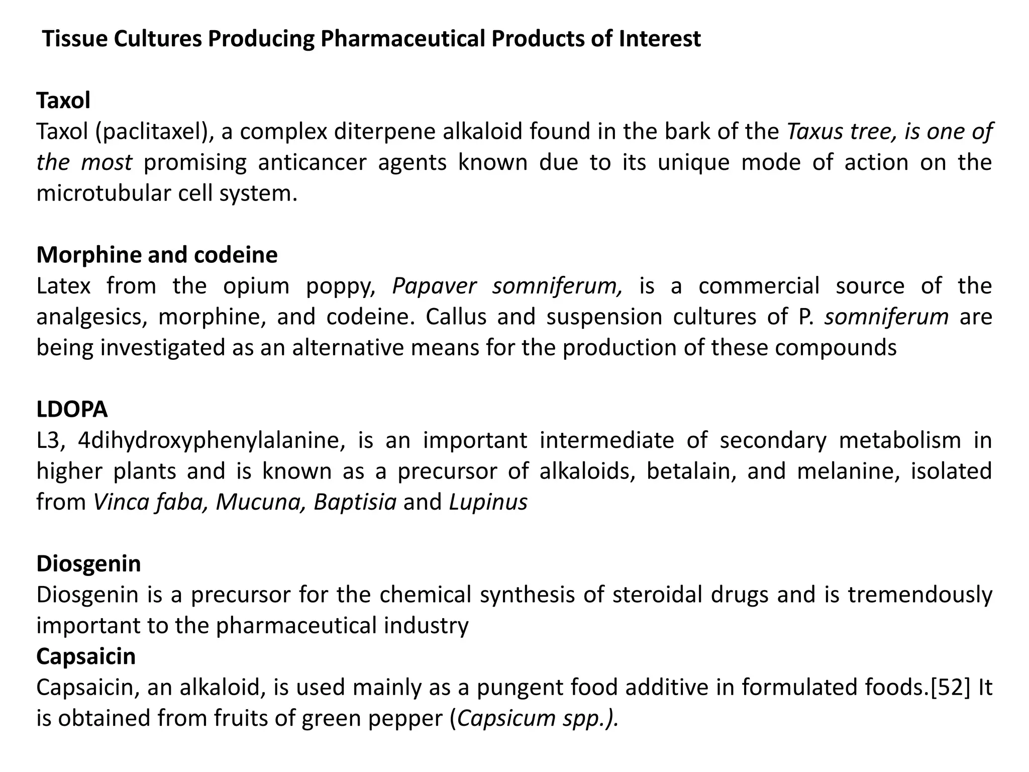 Metabolites from plant cell culture | PPTX
