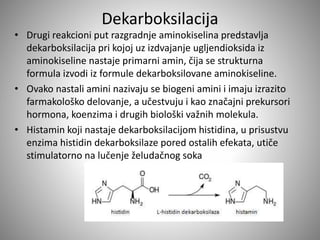 Metabolizam aminokiselina | PPT