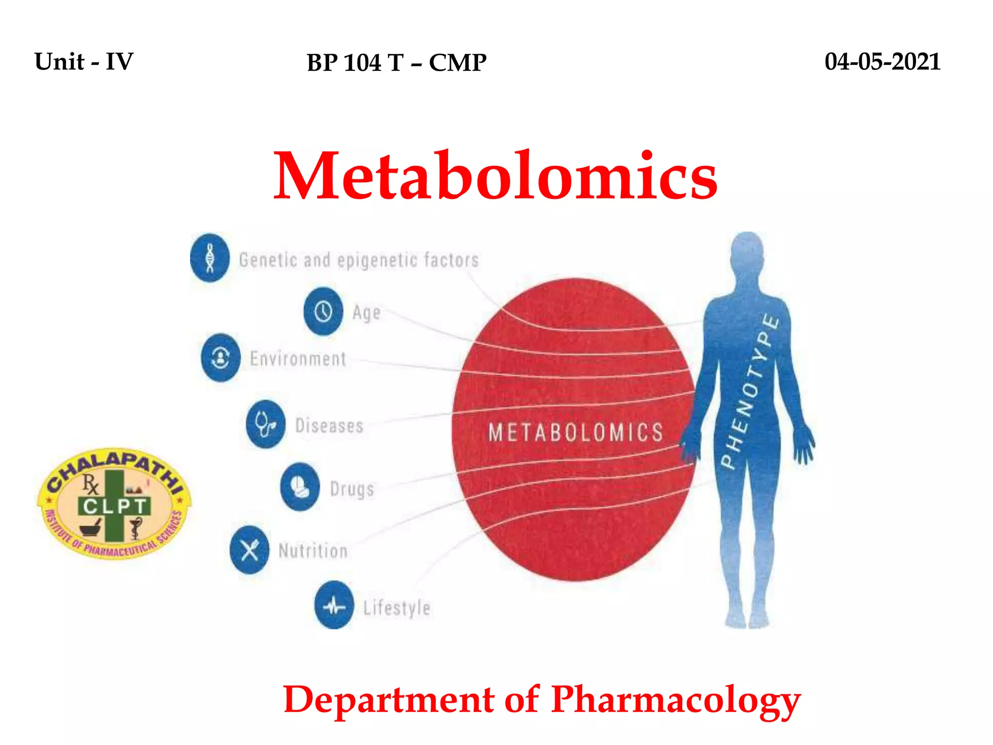 Metabolomics | PDF