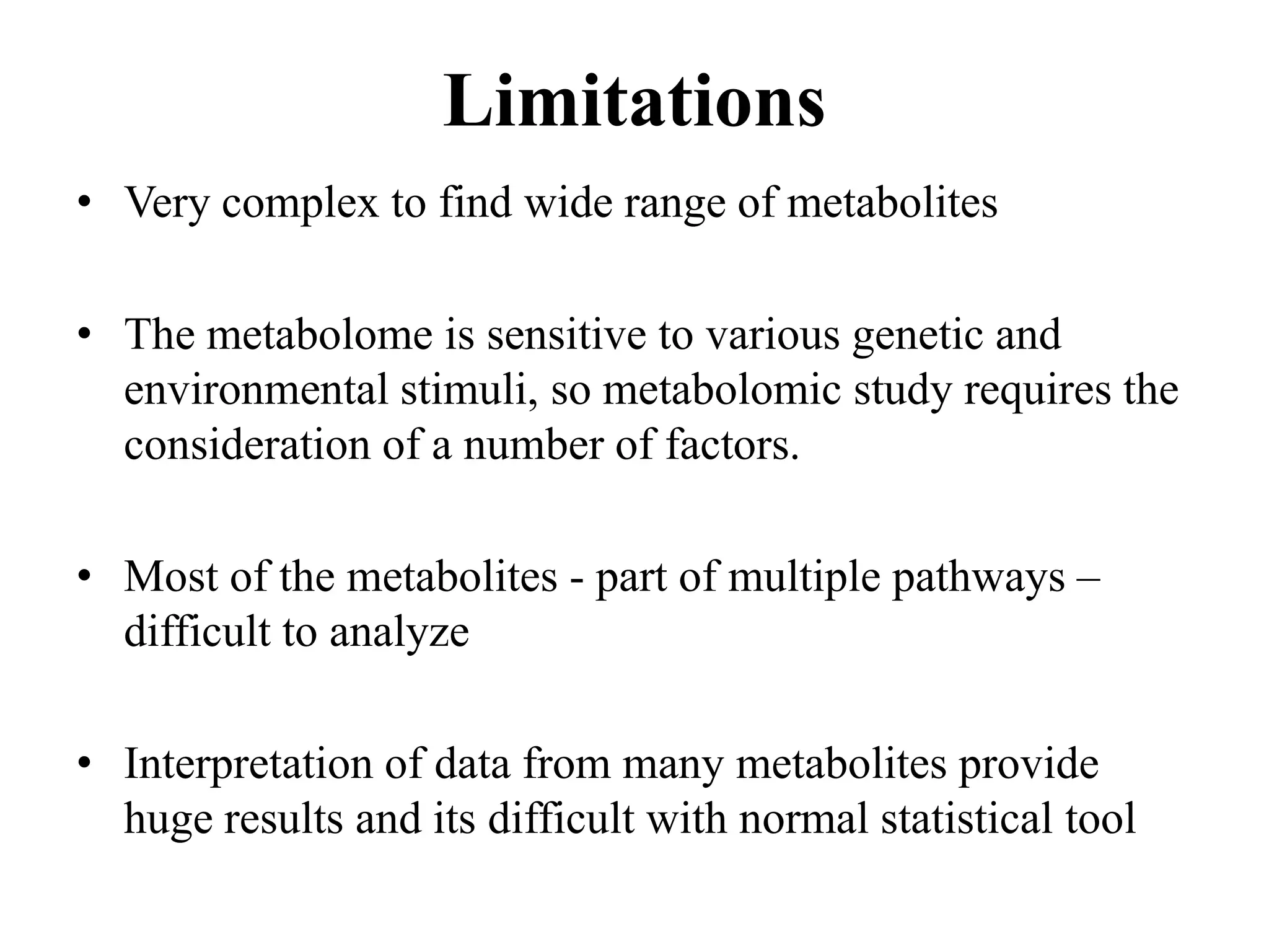 Metabolomics For Plant Improvement : Status And Prospects | PPTX