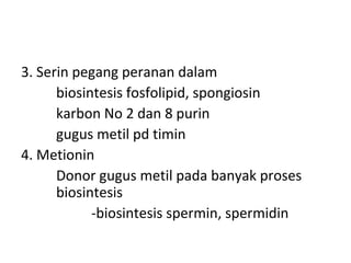 Metabolisme protein 3 | PPT