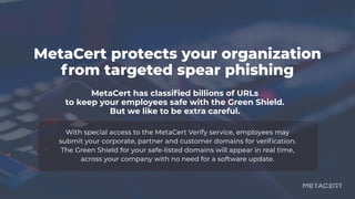 MetaCert Security Sales Deck | PDF