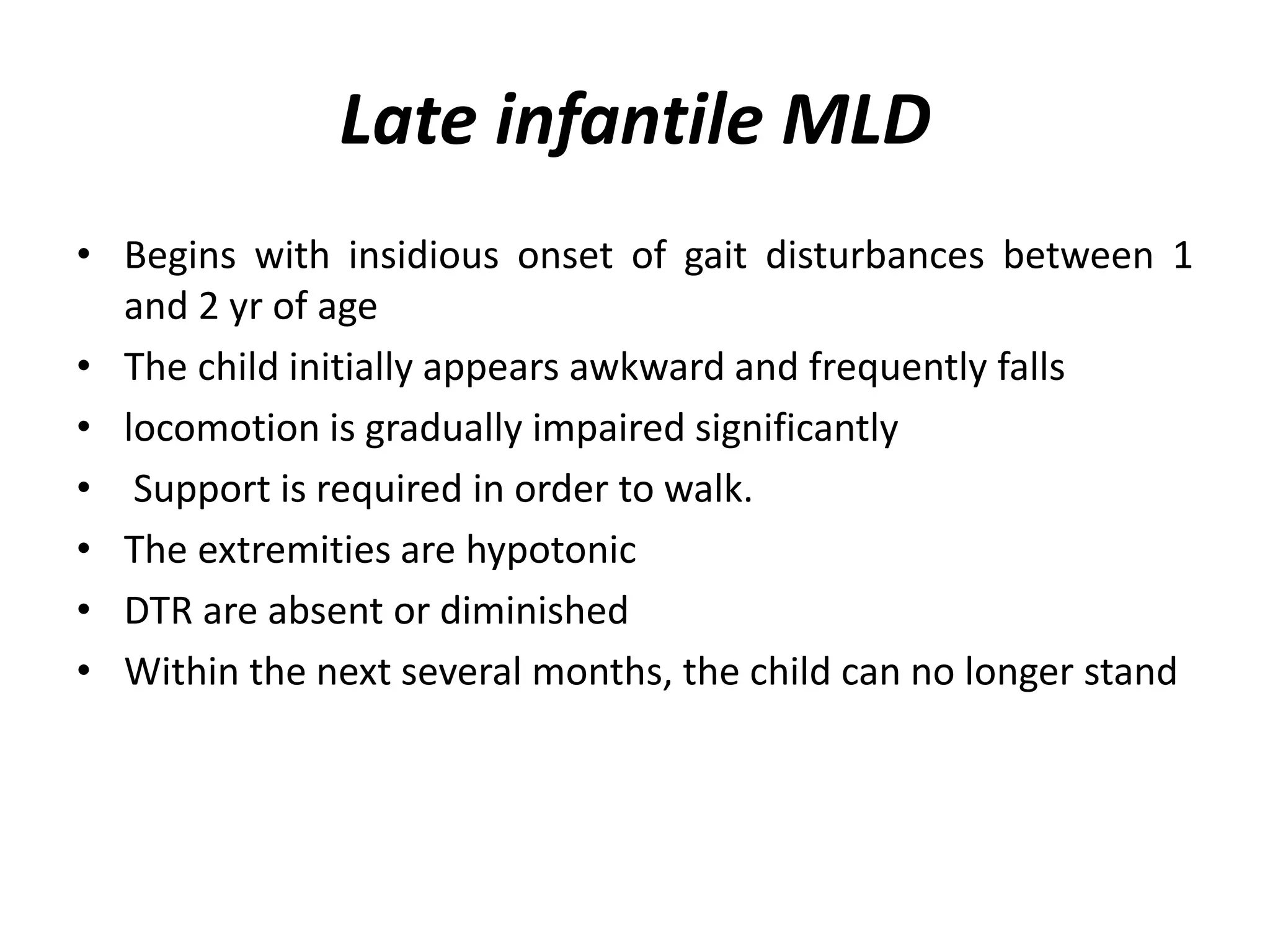 Metachromatic leukodystrophy (mld) | PPTX