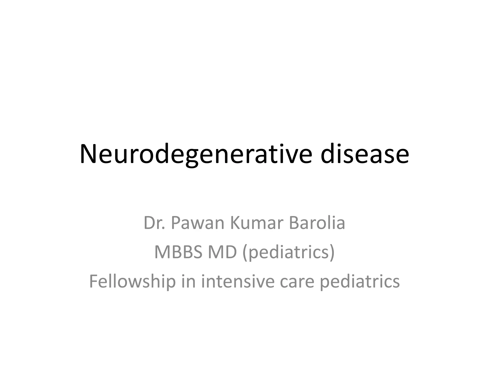 Metachromatic leukodystrophy (mld) | PPT