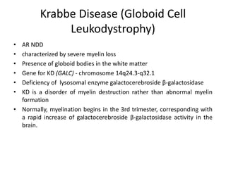 Metachromatic leukodystrophy (mld) | PPTX