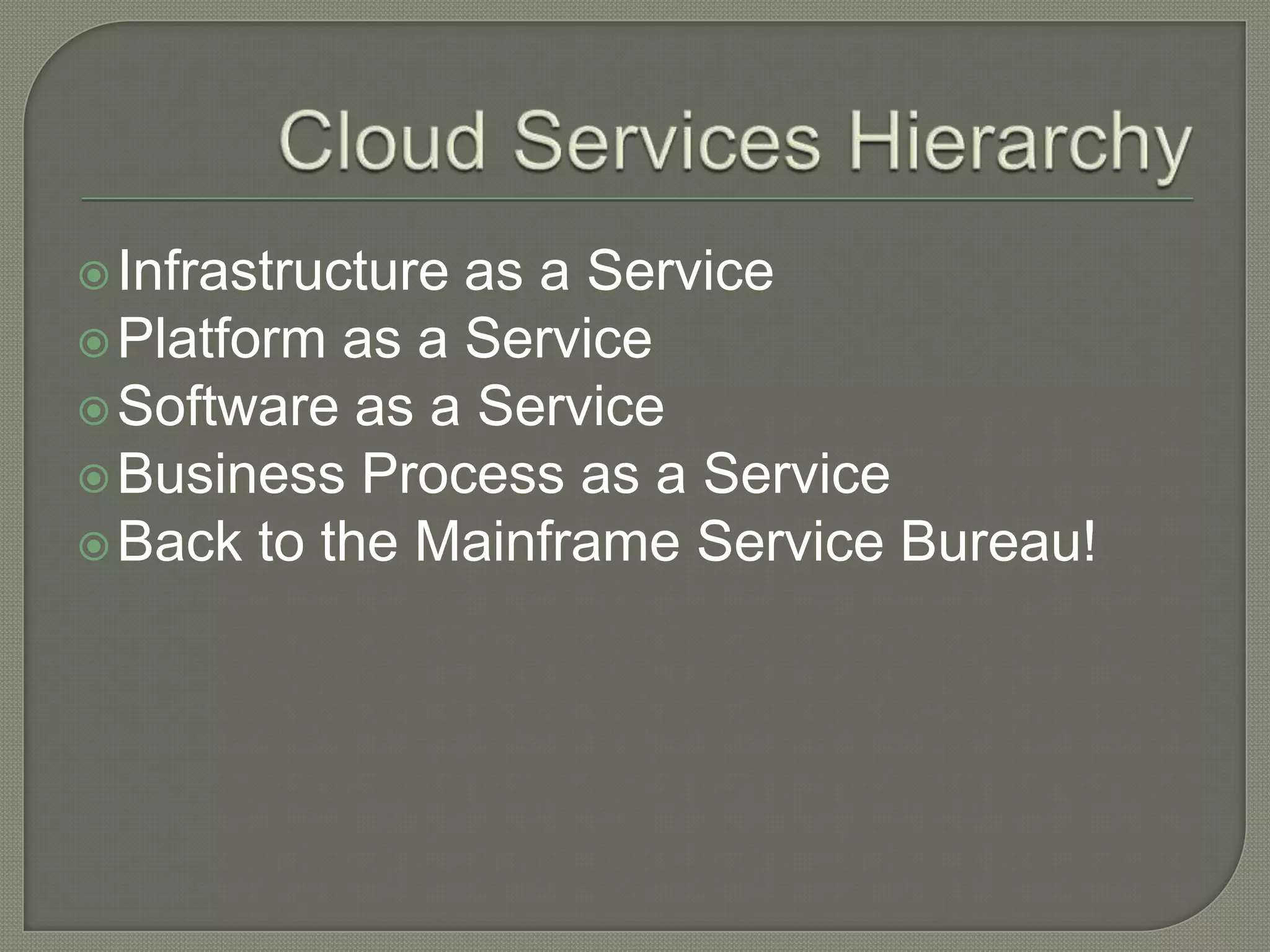 Meta cloud architecture for the mobile agile enterprise | PPT