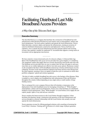Facilitating Distributed Last Mile Broadband Access Providers | PDF