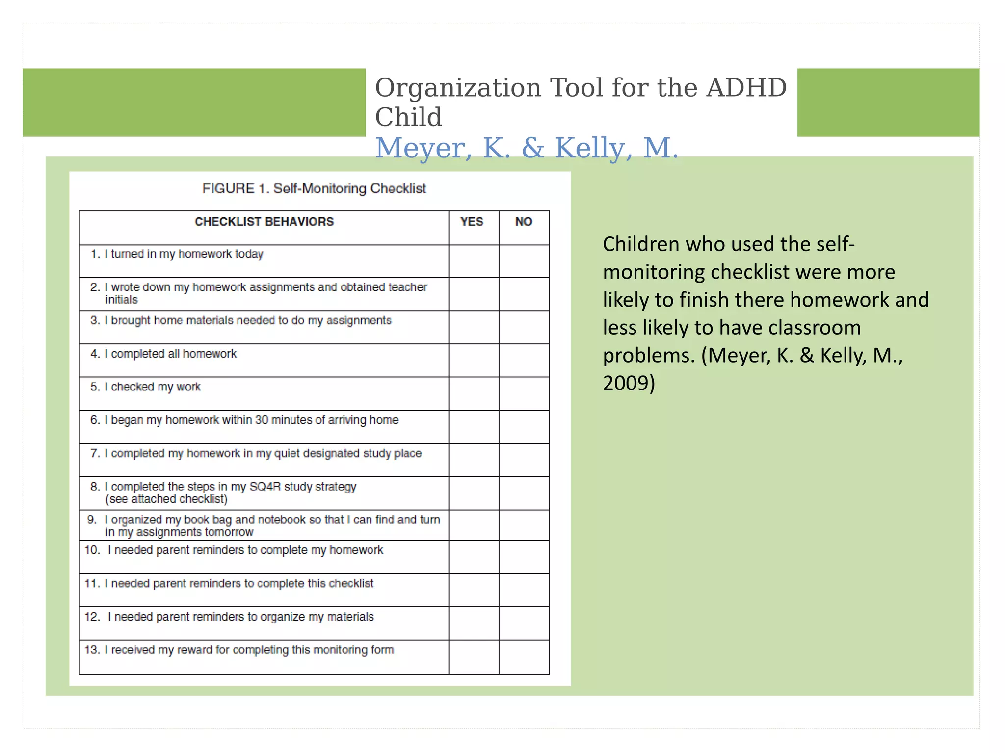 Metacognition and ADHD | PPT