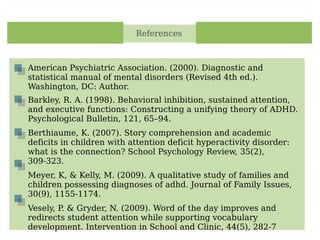 Metacognition and ADHD | PPT