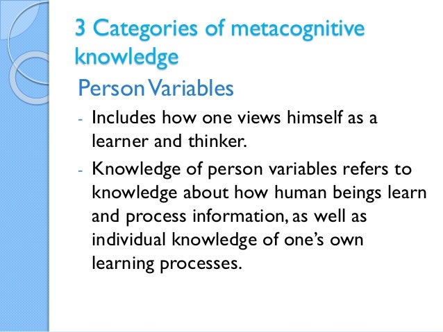 Metacognition