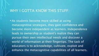 Metacognition | PPTX