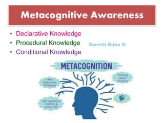 Metacognition - Definition, Components of Metacognition, Metacognitive Awareness and ...