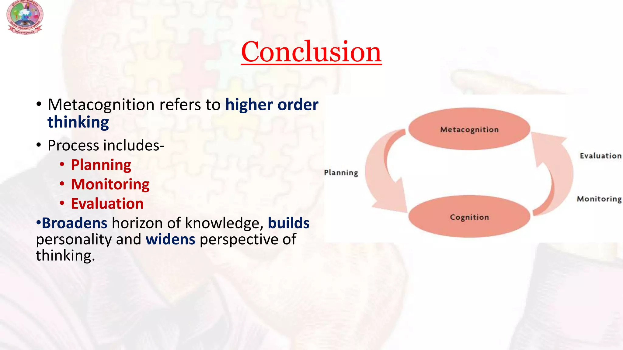 Metacognition | PPTX