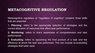 Metacognition part 2 | PPTX