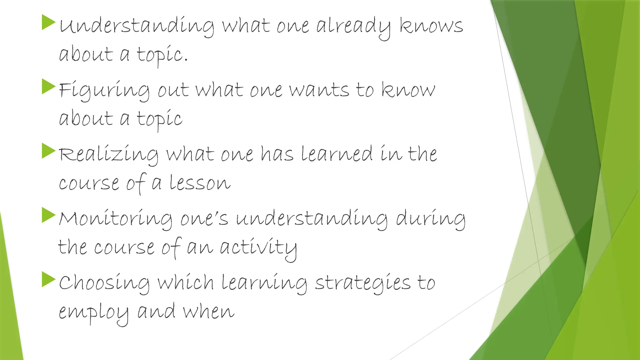 metacognition2.pptxrequirement for the subject educ8 | PPT