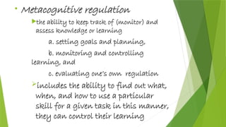 metacognition2.pptxrequirement for the subject educ8 | PPT