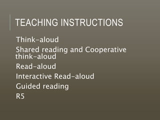 Metacognition and reading comprehension | PPTX