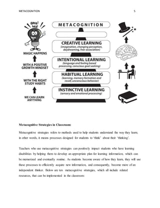 Psychology Report on Metacognition | DOCX