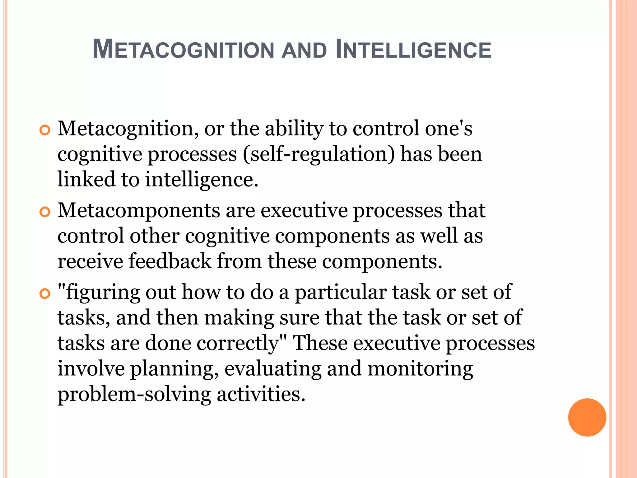 Metacognition | PPTX
