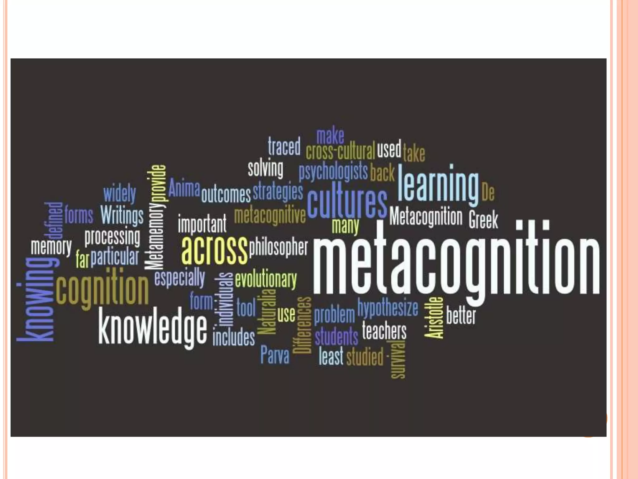 Metacognition | PPTX
