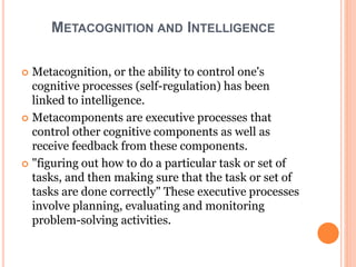 Metacognition | PPTX