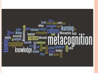 Metacognition | PPTX