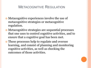 Metacognition | PPTX