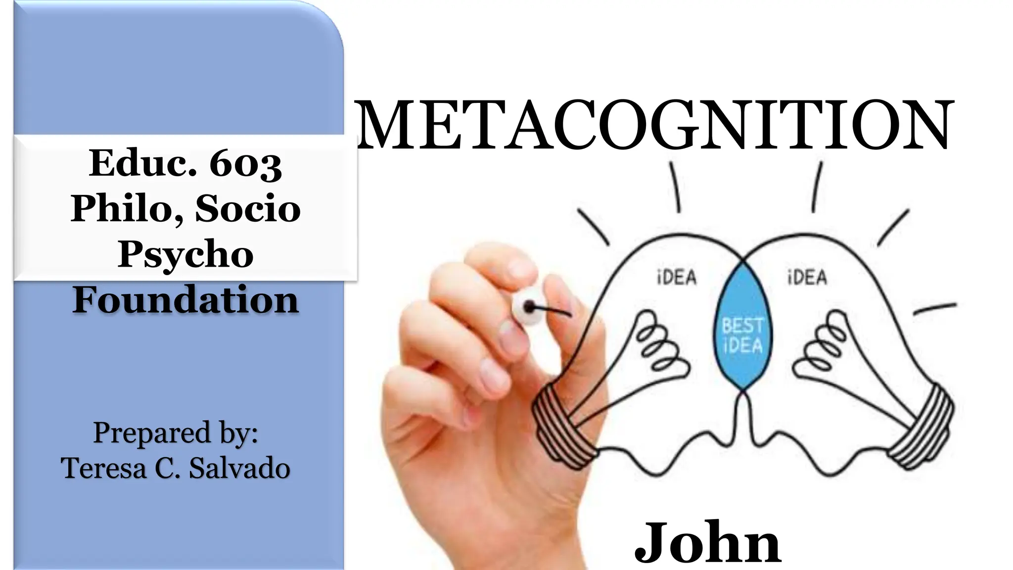 Metacognition aims to present the topic PPT final.pptx