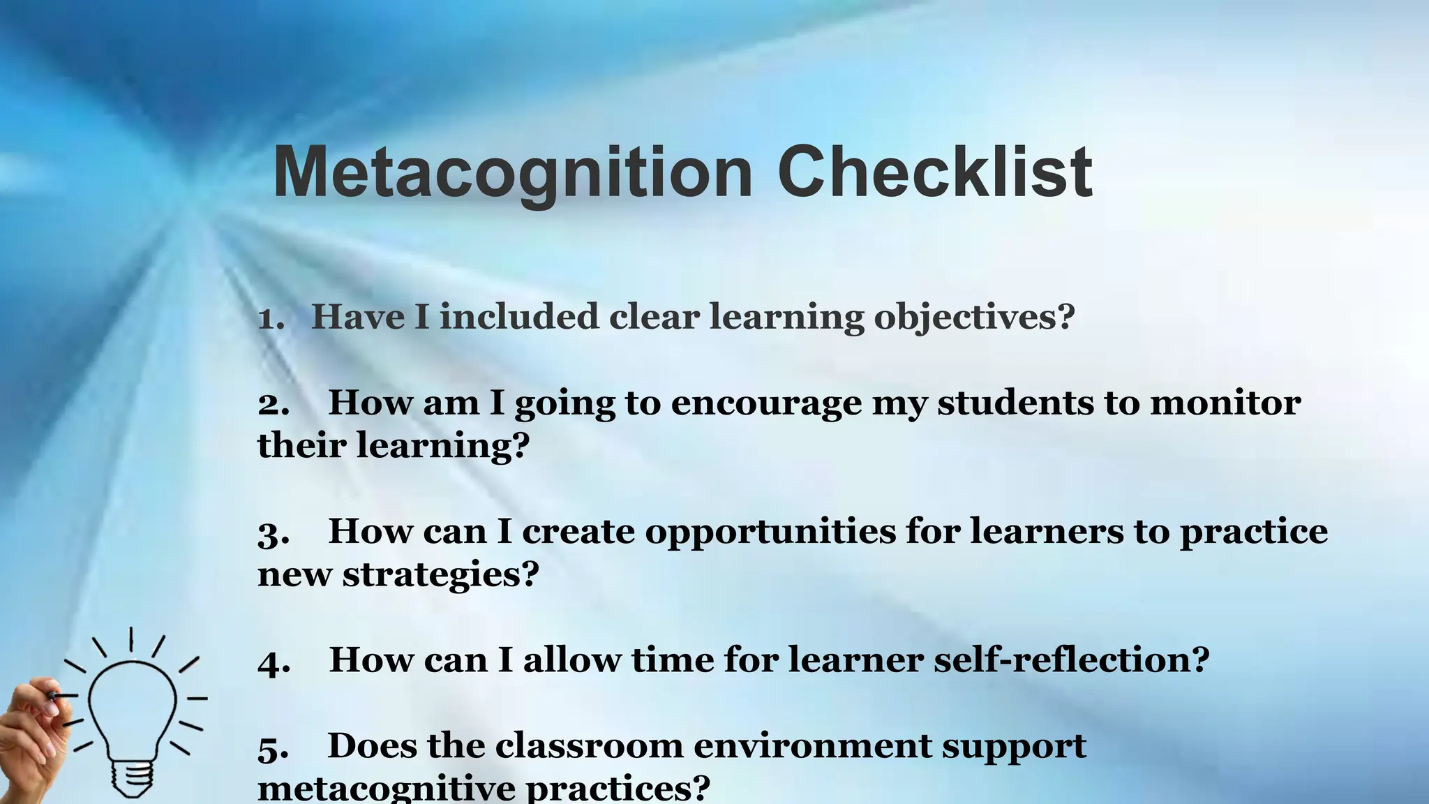 Metacognition aims to present the topic PPT final.pptx