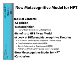 Metacognition pres | PPT
