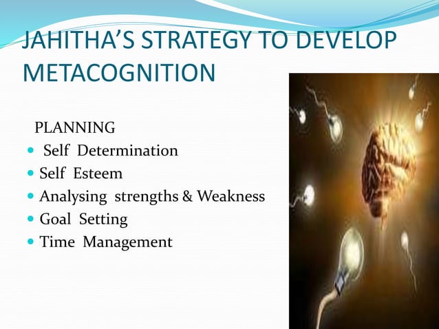 Meta Cognition - PPT | PPTX
