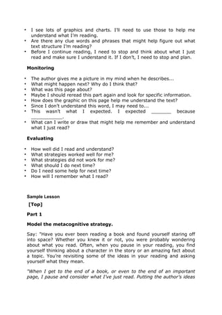 Metacognition | DOCX