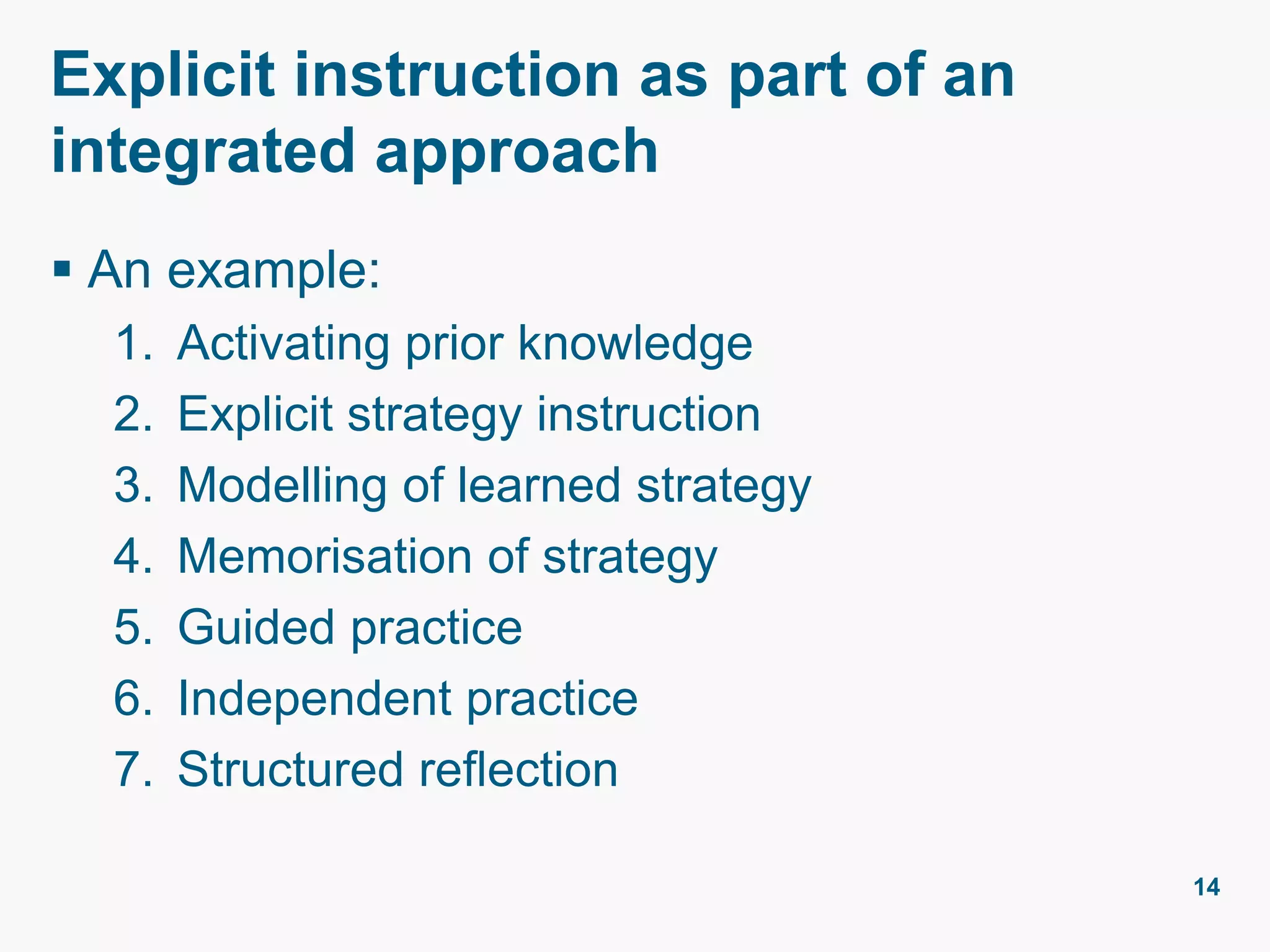 Developing Metacognition Pptx