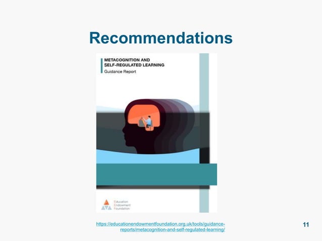 Developing Metacognition Pptx