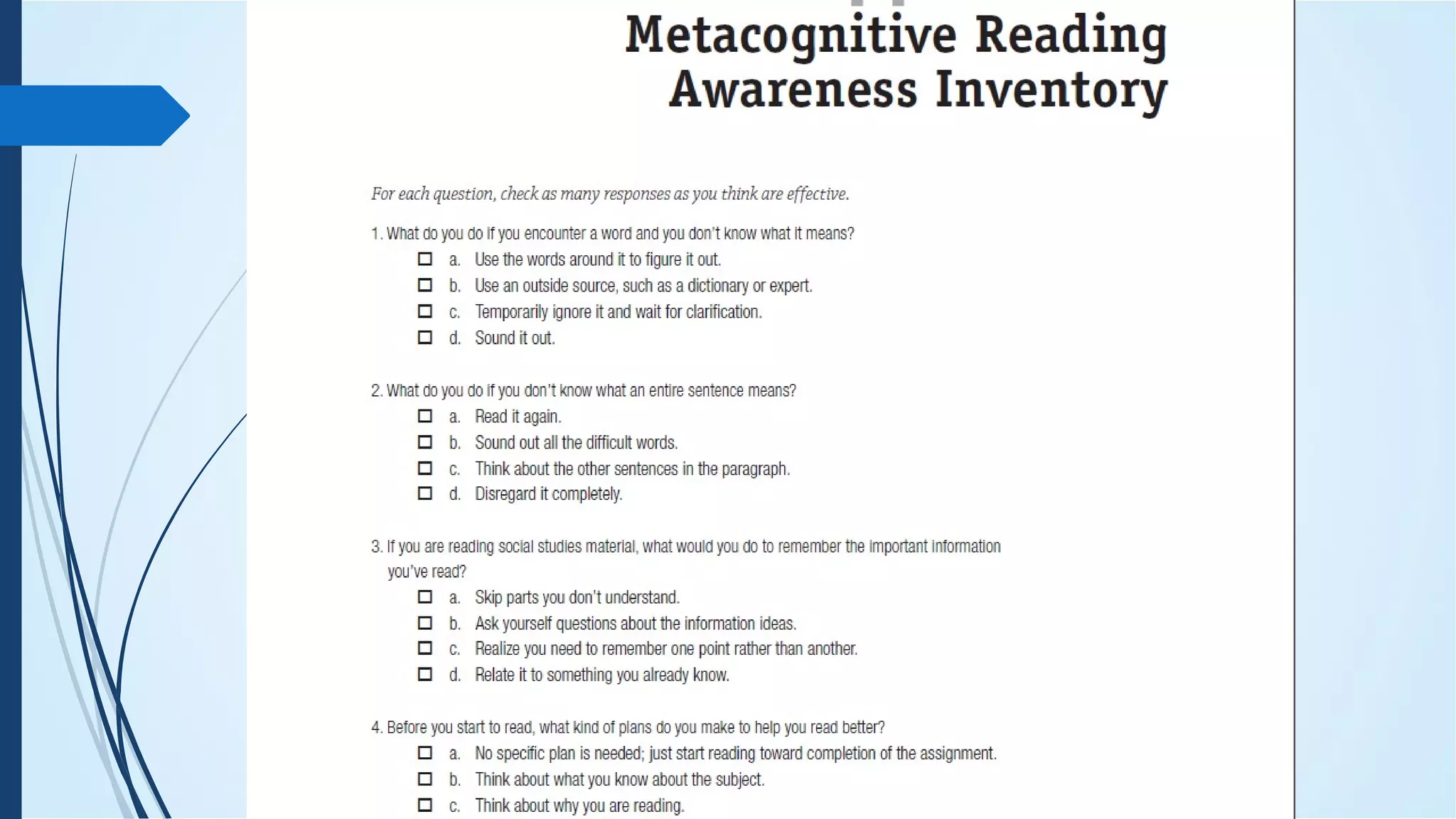 Metacognition Training Ppt Ppt