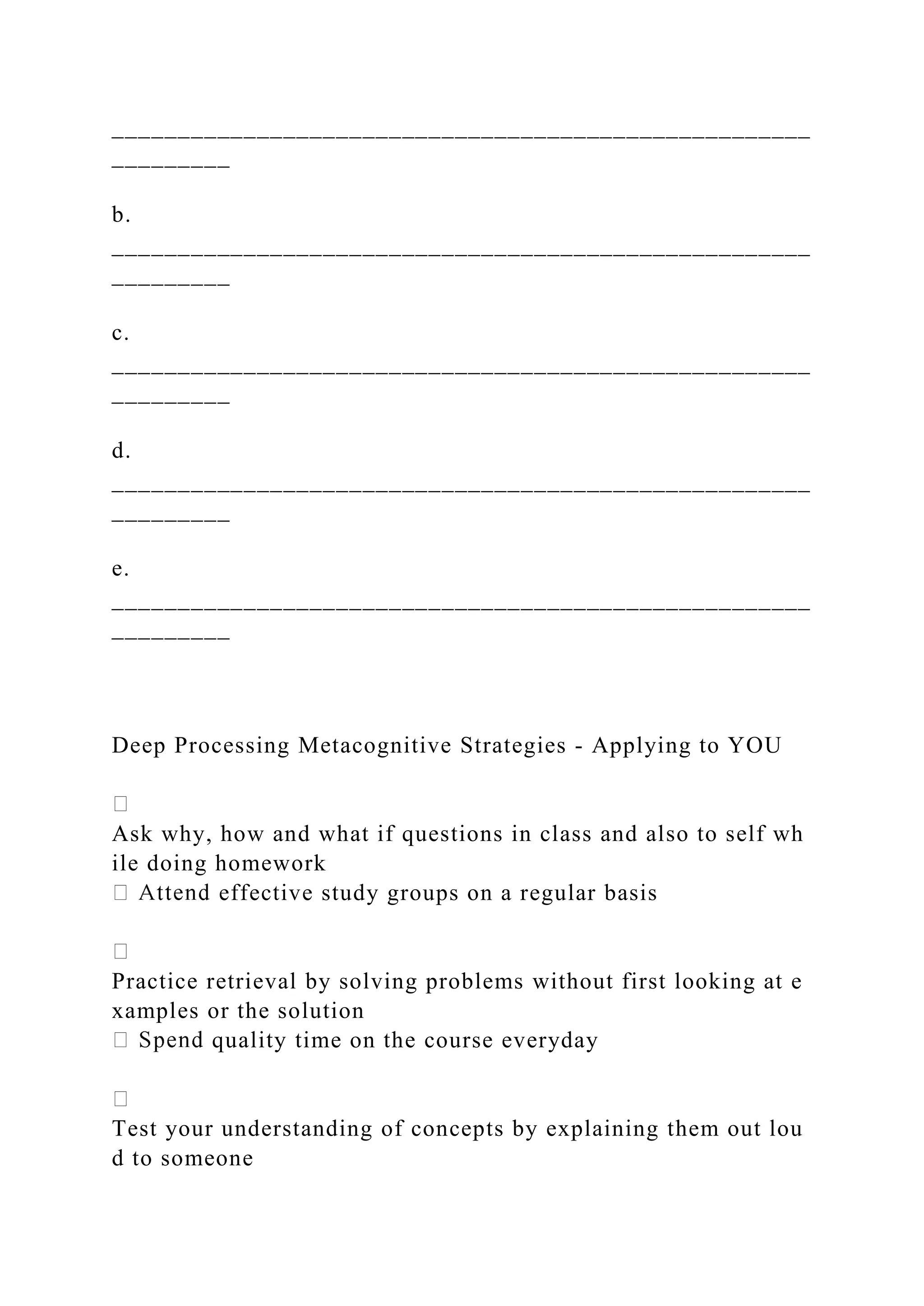 Metacognition Worksheet – Video #1 How to Study Effectively .docx