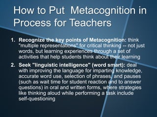 Metacognitive | PPT