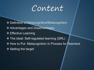Metacognitive | PPT
