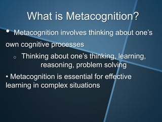 Metacognitive | PPT