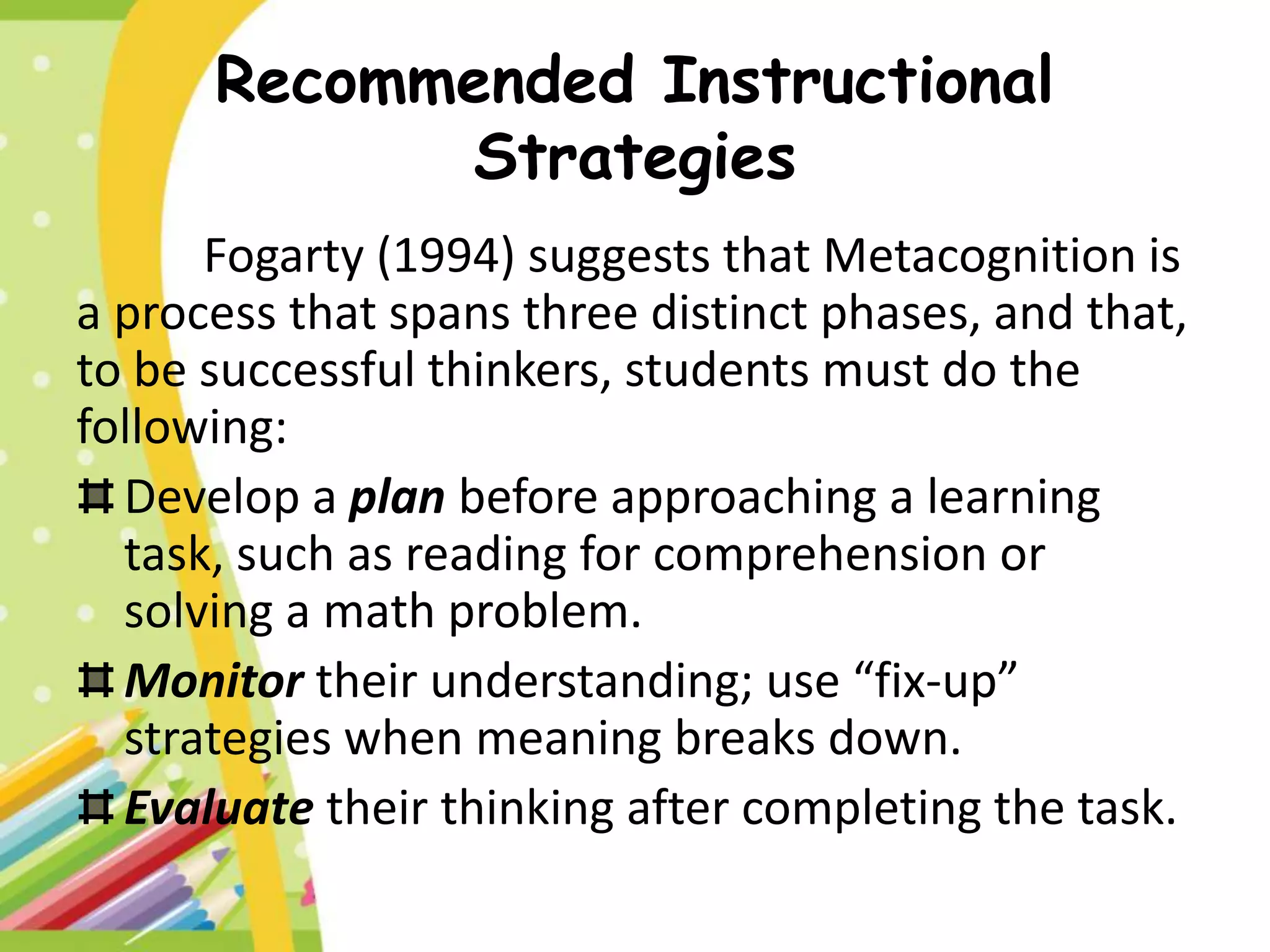 Metacognitive | PPTX