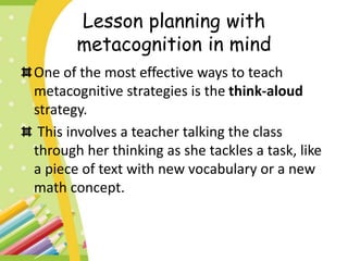 Metacognitive | PPTX