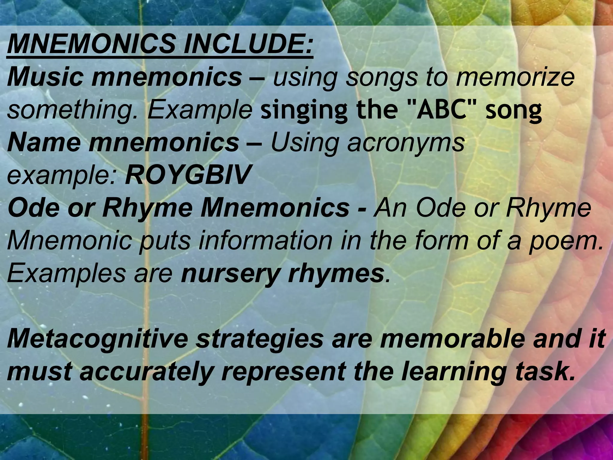 Metacognitive approach | PPT