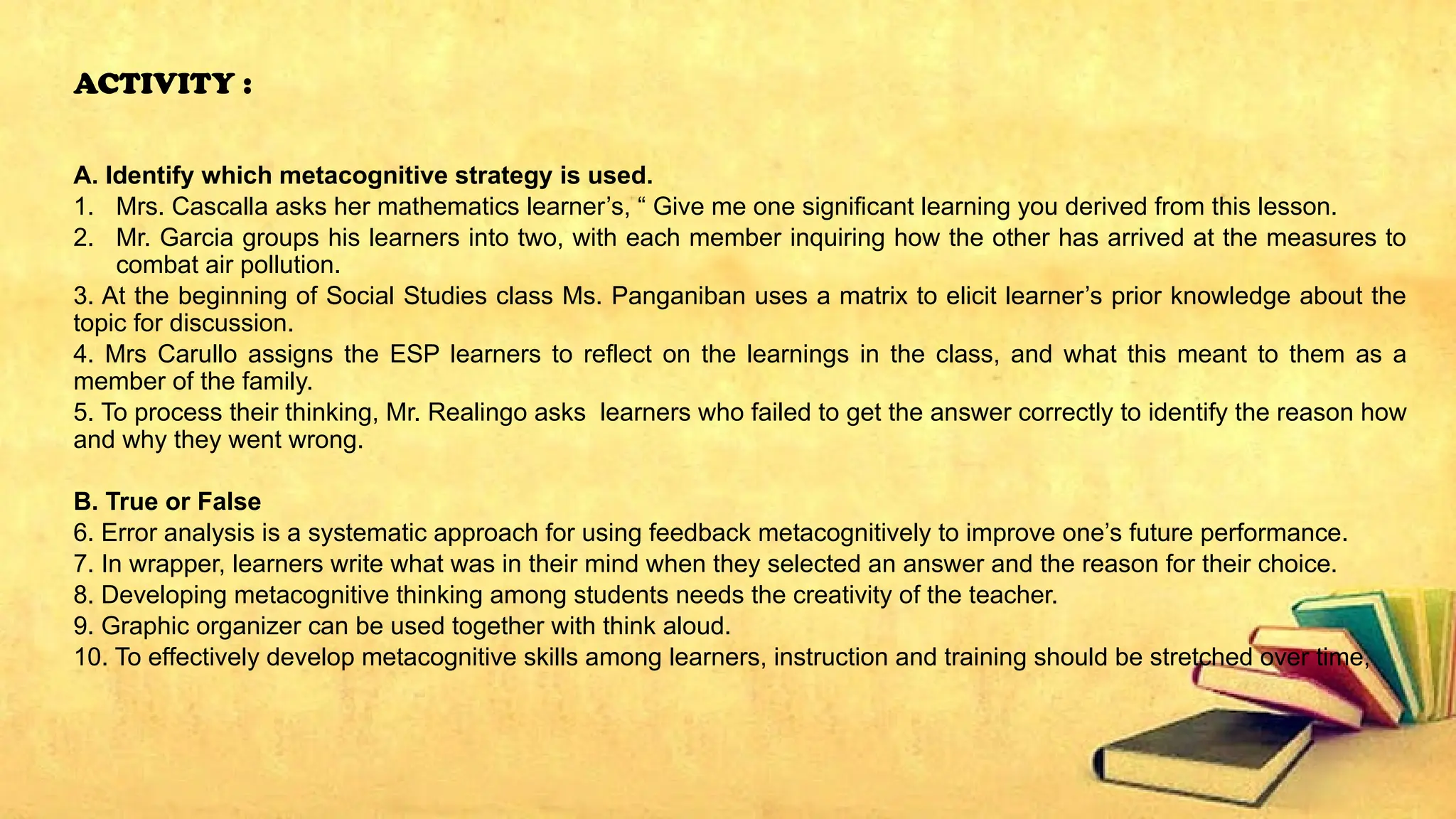 Metacognitive Instruction Reporting.pptx