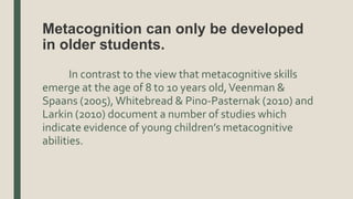 Metacognitive learners.pptx