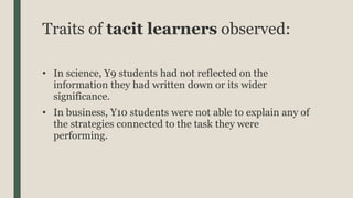 Metacognitive learners.pptx